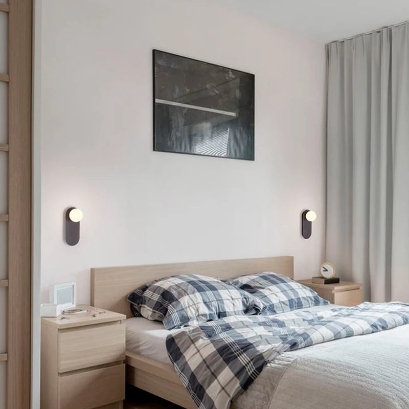 LUMINARIA DE PARED DIMERIZABLE ERICH CCT 5W - NEGRA – Ledeco Store